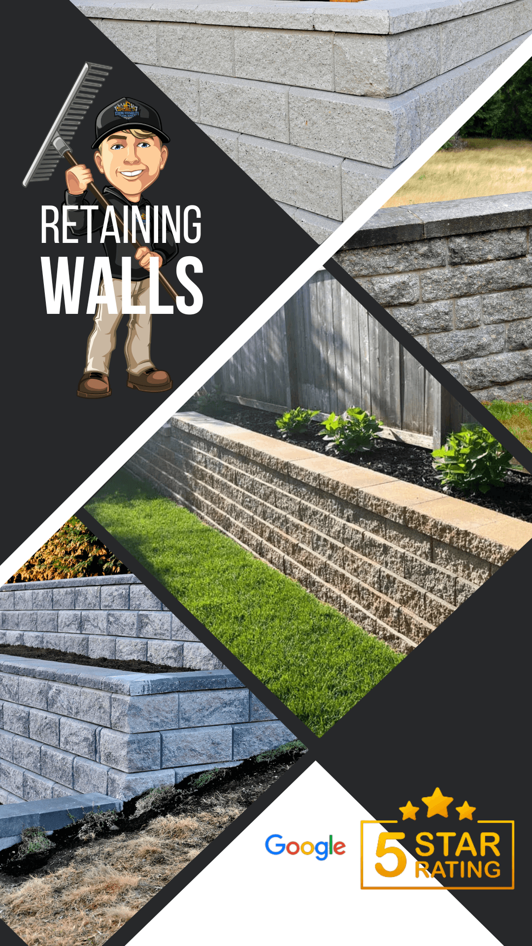 Retaining Walls - XTREME POSSIBILITY GRADING and MORE